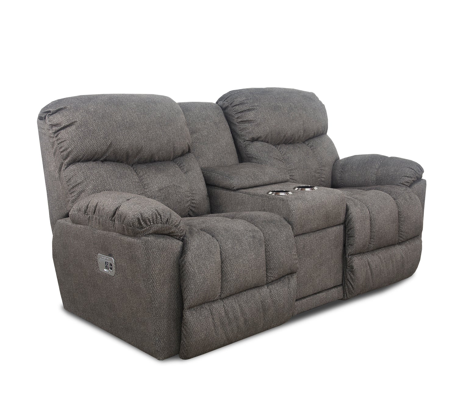 Aaron La-Z-boy Power Console Loveseat with Power Headrests – Kane's ...