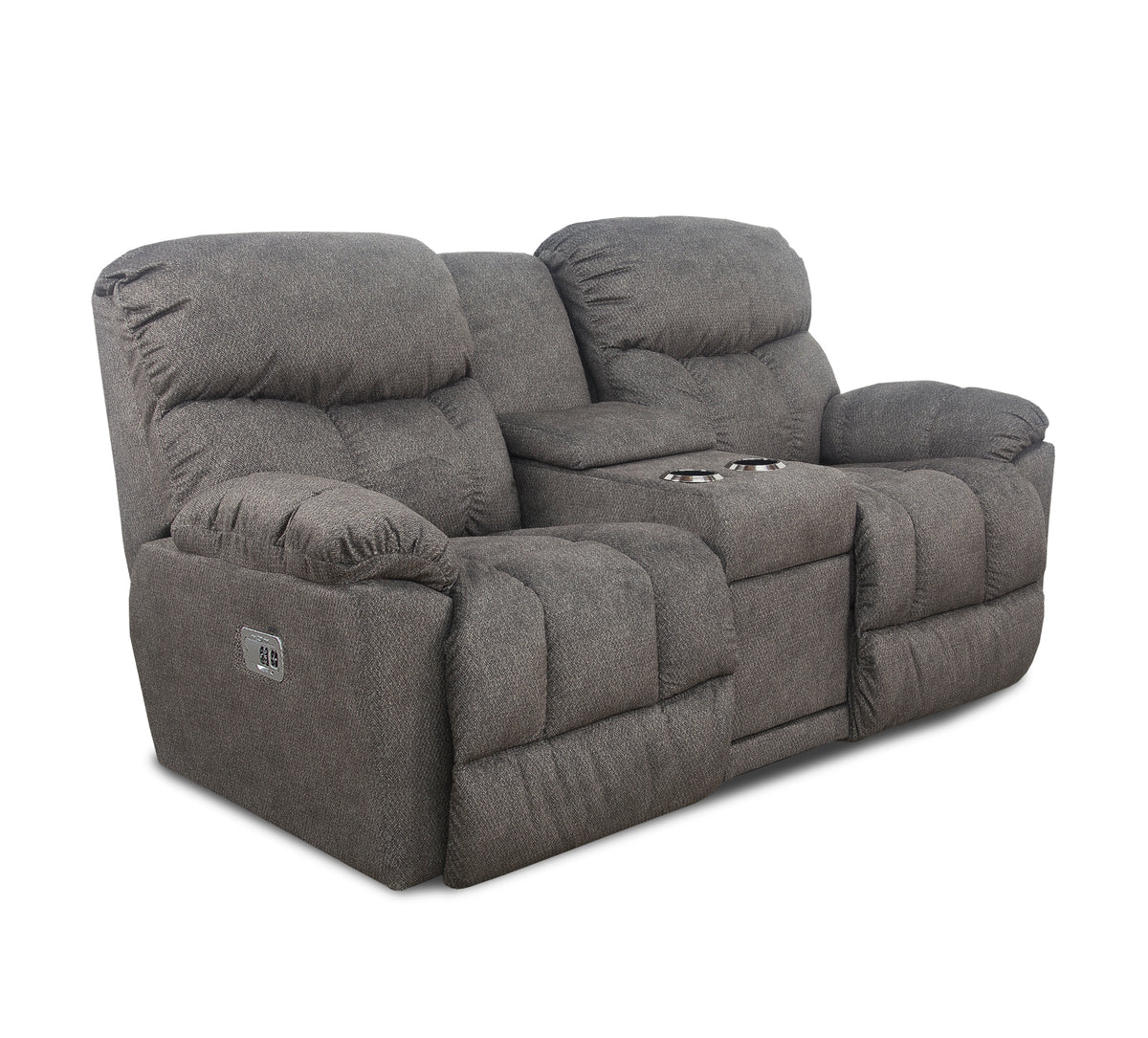 Aaron La-Z-boy Power Console Loveseat with Power Headrests – Kane's ...