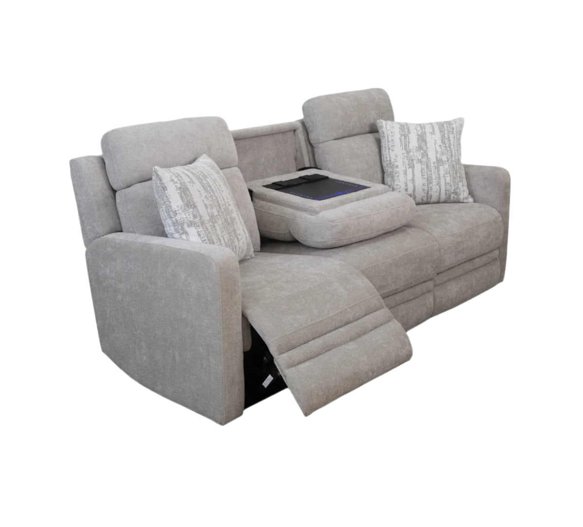 Bradley Triple Power Sofa with iTable – Kane's Furniture