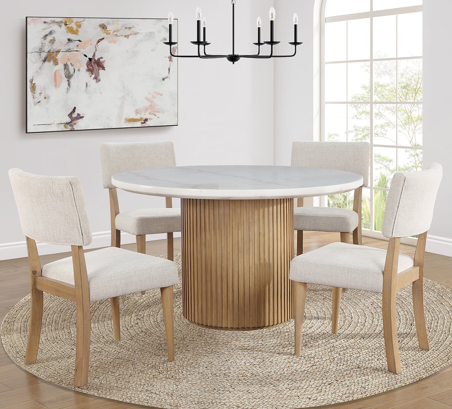 Colvin Light 5 Piece Dining Set – Kane's Furniture