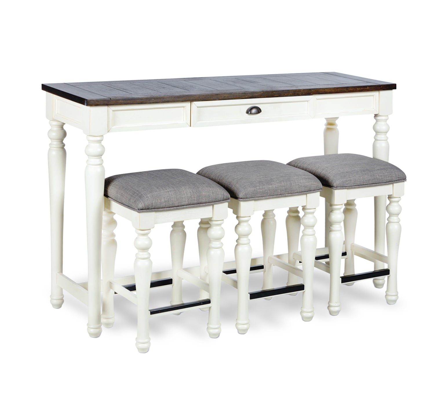 Joanna Sofa Table w/3 stools – Kane's Furniture