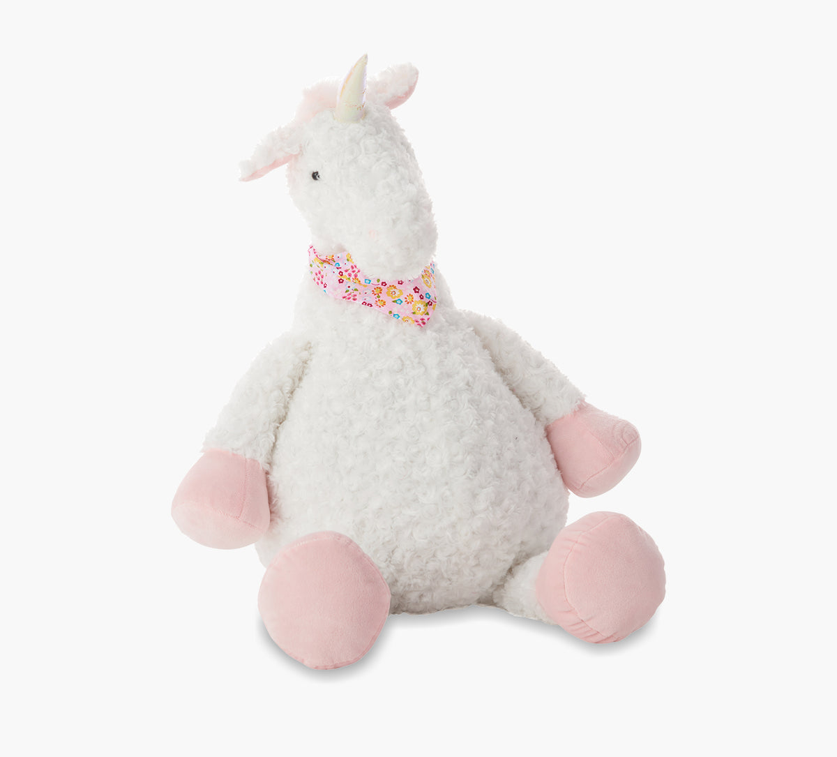 Ivory Unicorn Pouf – Kane's Furniture