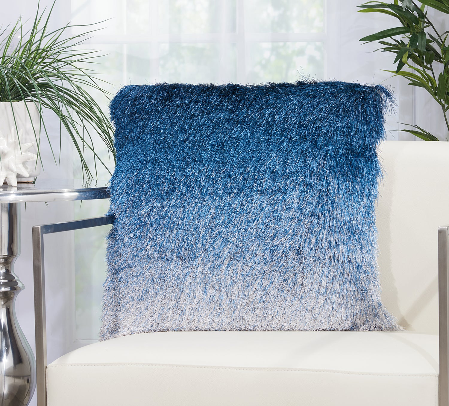Indigo Shag Pillow 20 x 20 – Kane's Furniture