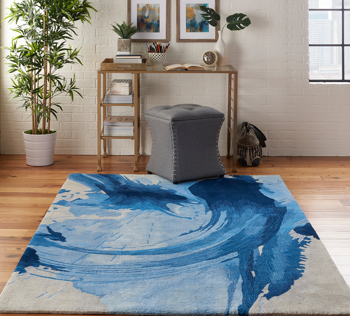 Symmetry Brushstroke 8 x 10 Rug – Kane's Furniture