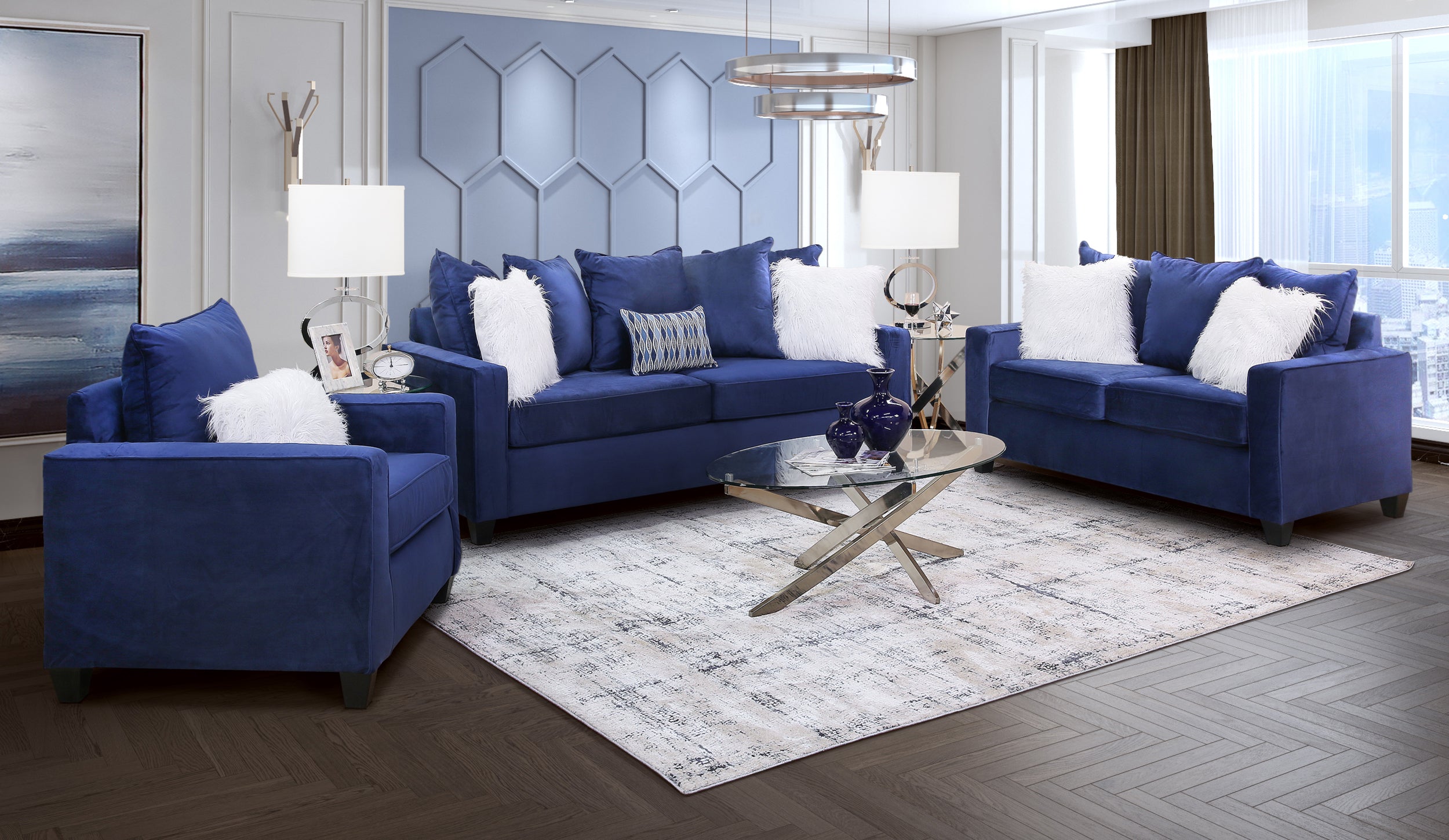 Royal Blue Sofa Cushions | Cabinets Matttroy